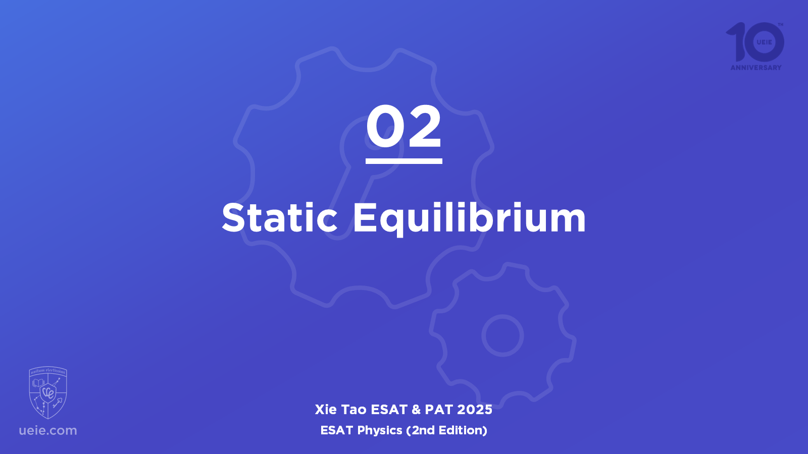 ESAT Physics 2025-L02 | UEIE